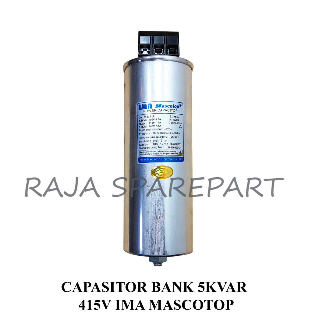 Jual CB5K CAPASITOR/KAPASITOR AC/CAPASITOR BANK 5KVAR 415V IMA MASCOTOP | Shopee Indonesia