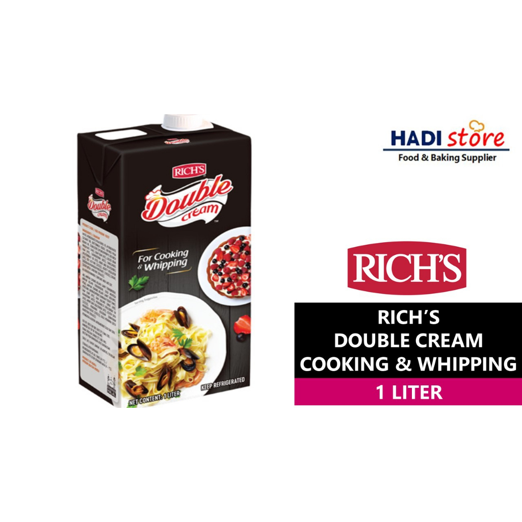 Jual RICH'S RICHS RICH DOUBLE CREAM WHIPPING COOKING - 1 LITER | Shopee ...