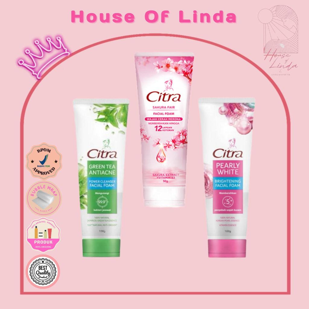 Jual CITRA FACIAL FOAM 100GR | Shopee Indonesia