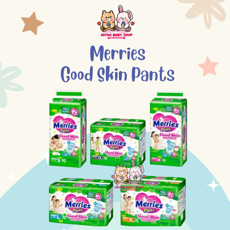 Jual Merries Pants Good Skin S40 M34 M50 L30 L44 XL26 XL38 XXL28 Popok ...
