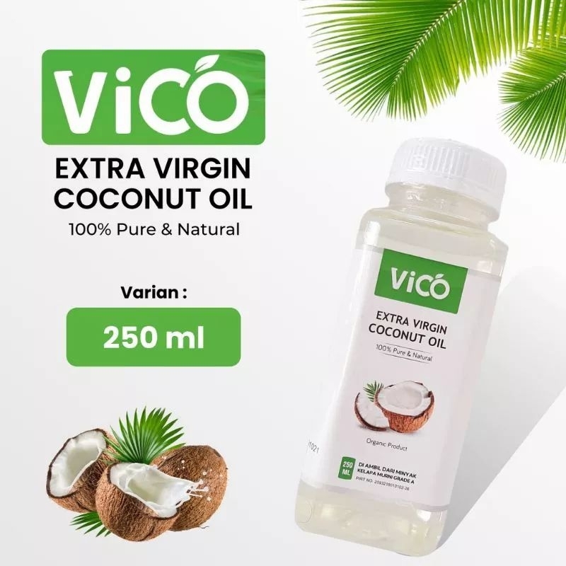 Jual VICO 250 ML Minyak Kelapa Murni - VCO Virgin Coconut Oil | Shopee ...