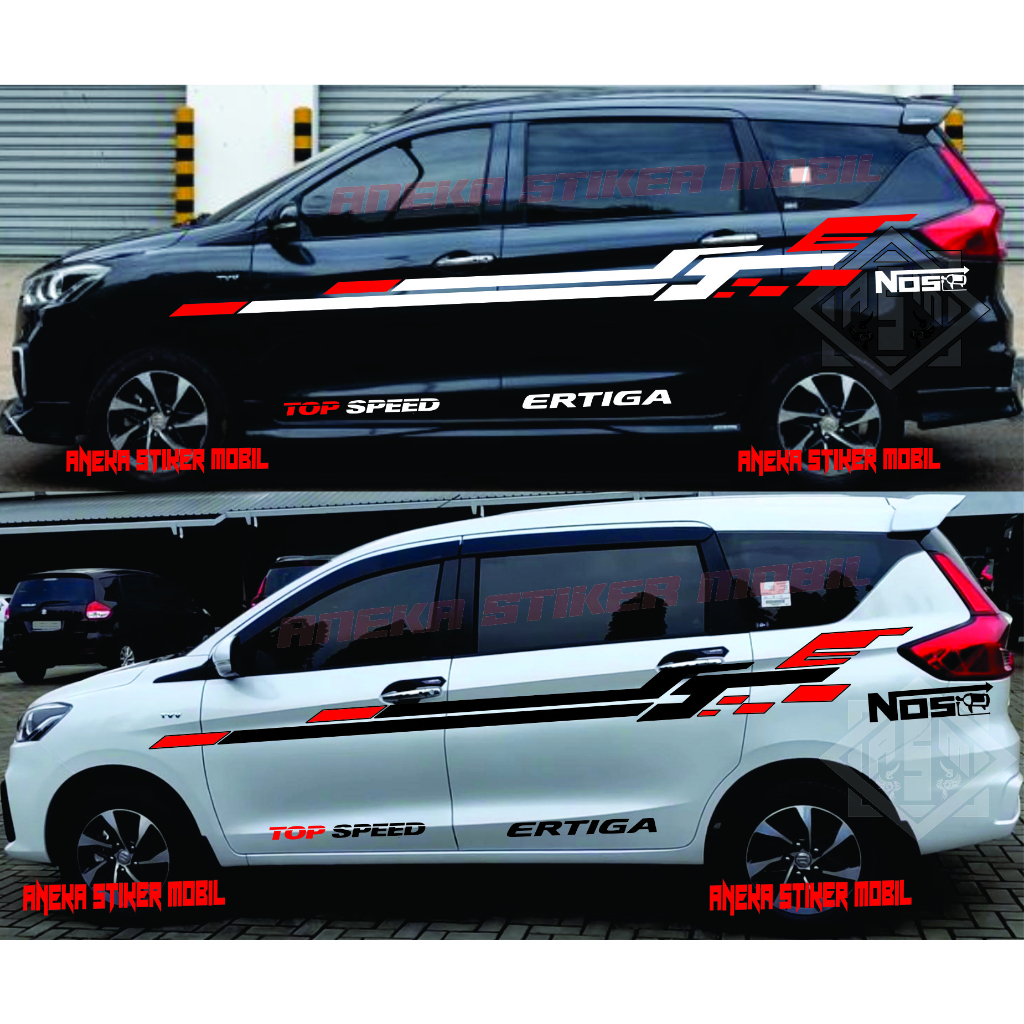 Jual Stiker Mobil Suzuki Ertiga Terbaru Model List Striping Cutting ...