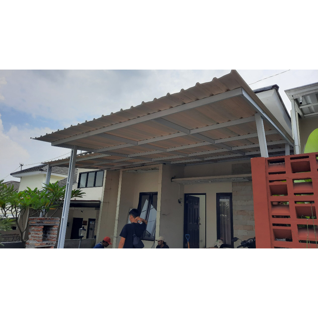 Jual Kanopi baja ringan atap spandek | Shopee Indonesia