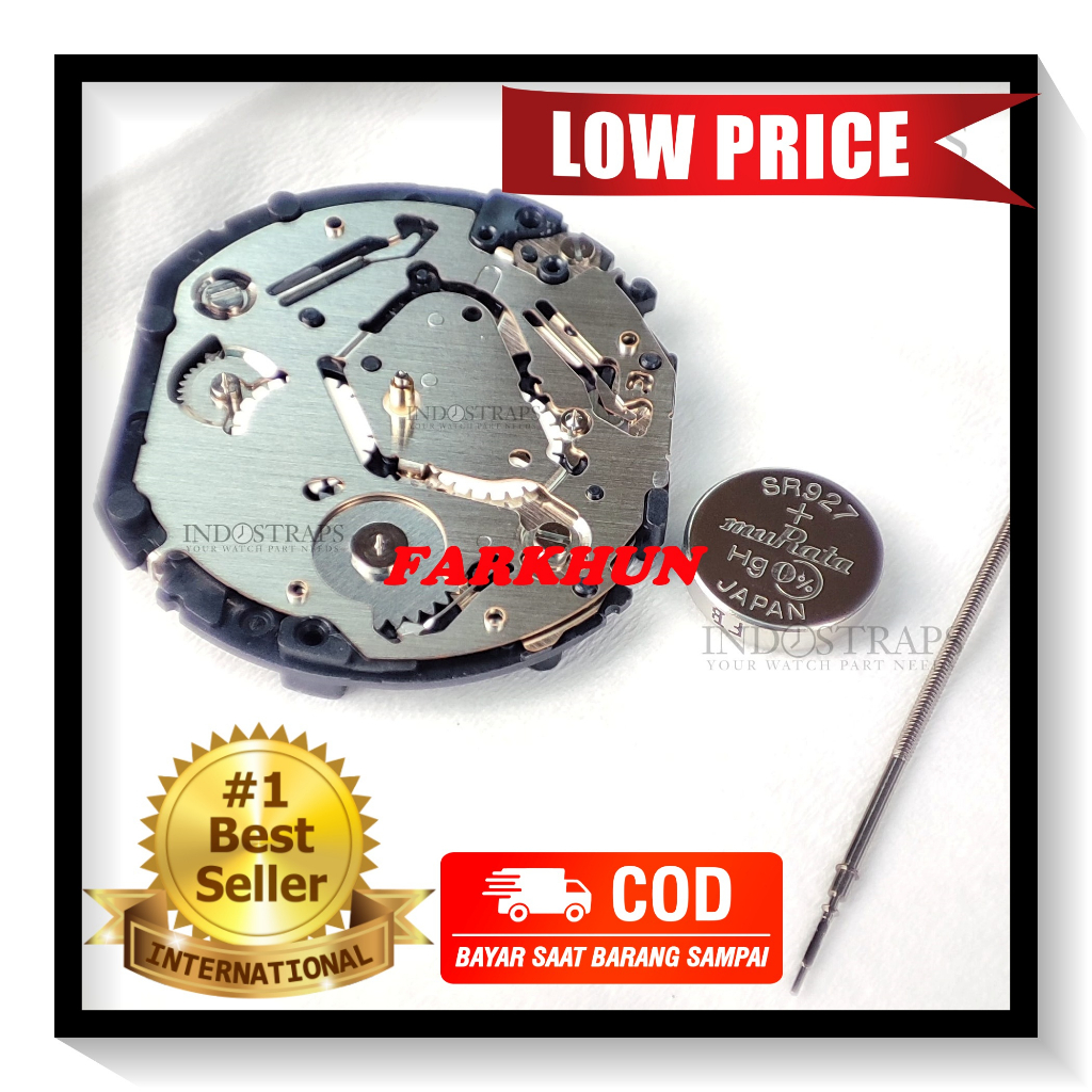 Jual MESIN JAM TANGAN CHRONO CAL VX7JE FREE STEM BATTERY WATCH MOVEMENT CAL. VX7 VX 7 JE VX7J E ...