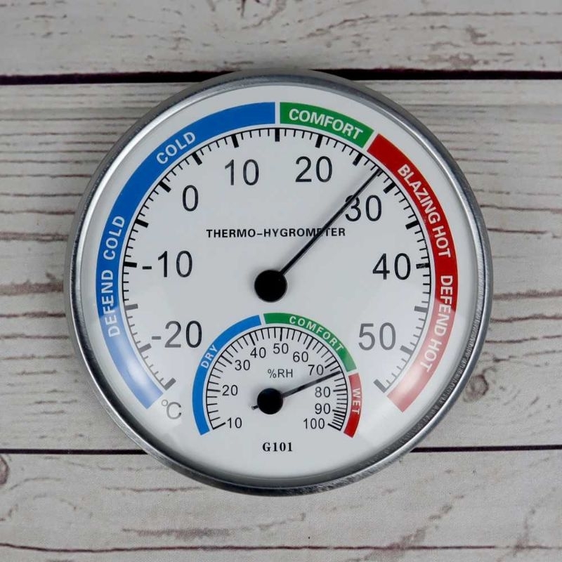 Jual Analog Hygrometer Thermometer Temperature Humidity Monitor ...