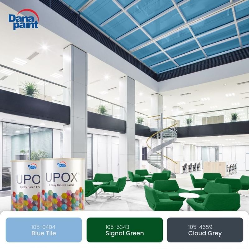 Jual Cat Lantai Beton Keramik Besi Cat Epoxy Upox Danapaint Cat Dapur ...