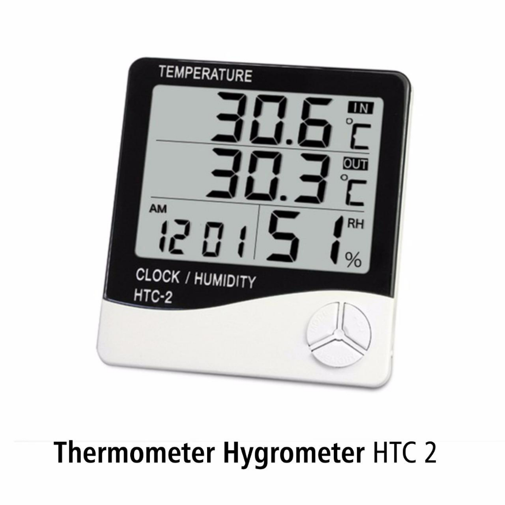 Jual HTC-2 Thermometer Hygrometer | Shopee Indonesia