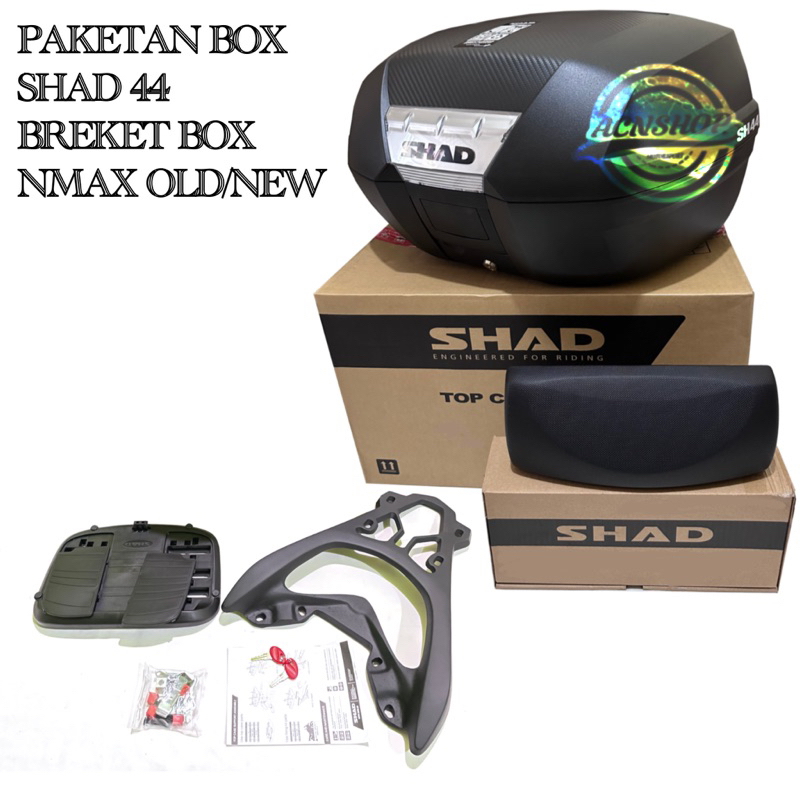 Jual Paketan Box Shad 44 Dan Breket Box Nmax Old/New 155 | Shopee Indonesia