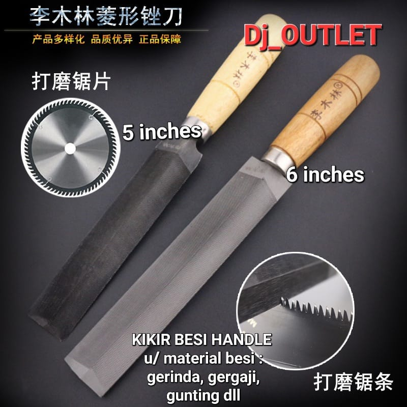 Jual Kikir Segitiga Gagang Kayu Alat Asah Gergaji Kikir Handle kayu ...