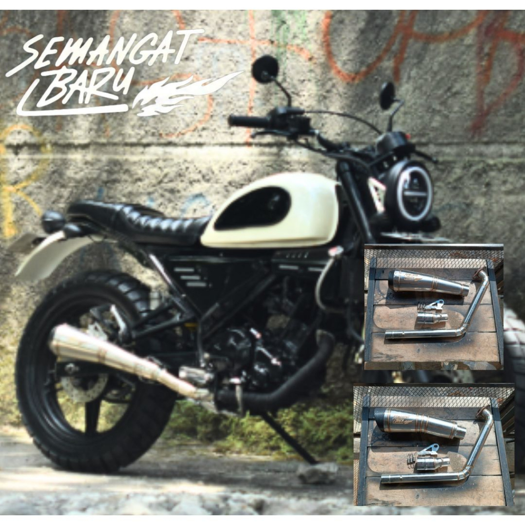 Jual Knalpot phiton / Exhaust Phyton Full System megapro thunder tiger ...