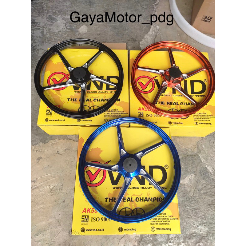 Jual VELG VND AK 55 BEAT MIO NINJA JUPITER Z VEGA FIZR MX OLD RX KING ...