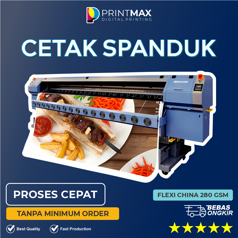 Jual Cetak Banner Custom / Spanduk / Baliho / Flexi Frontlite China 280gsm / Cetak Banner Cepat ...