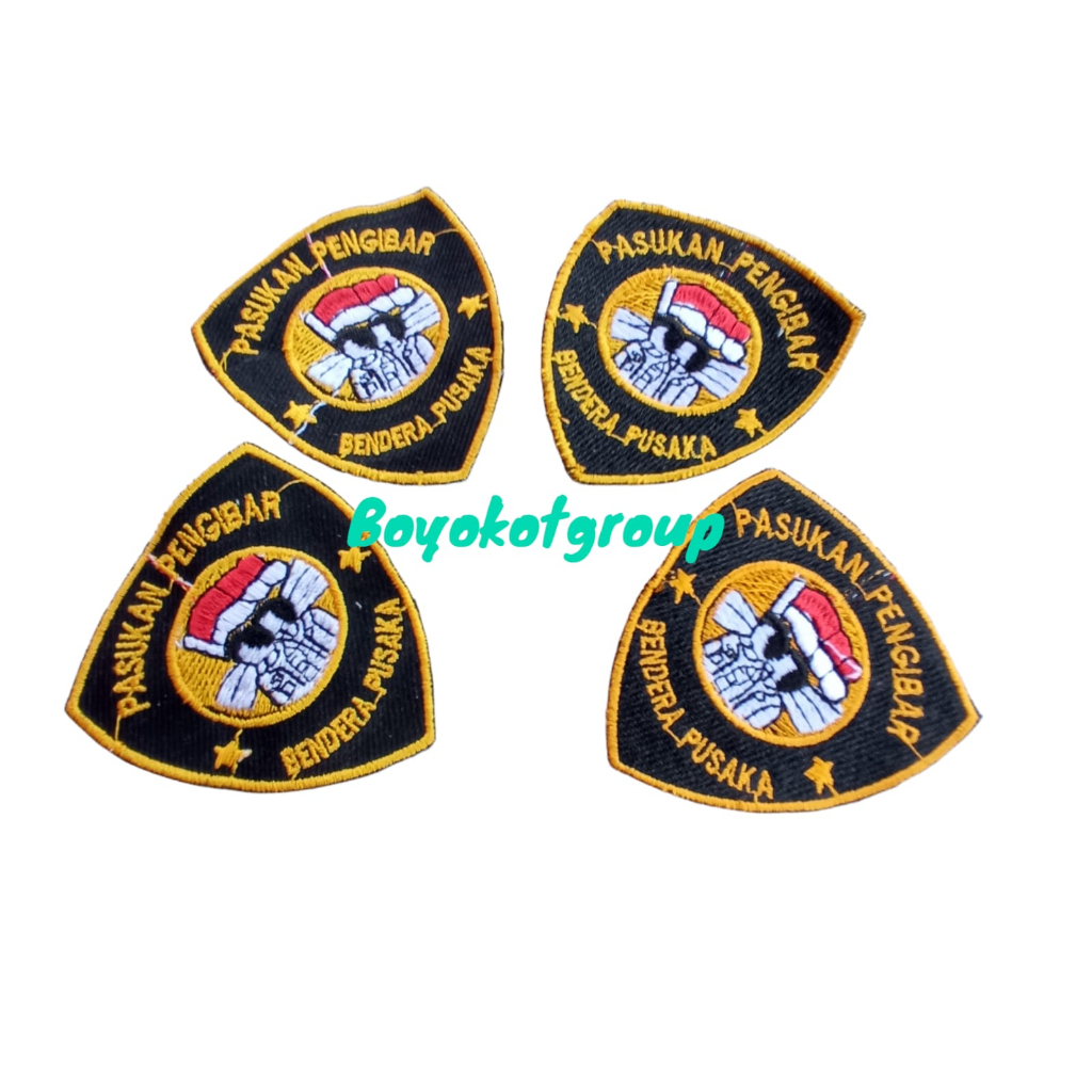 Jual badge logo paskibra pasukan pengibar bendera pusaka paskib full ...