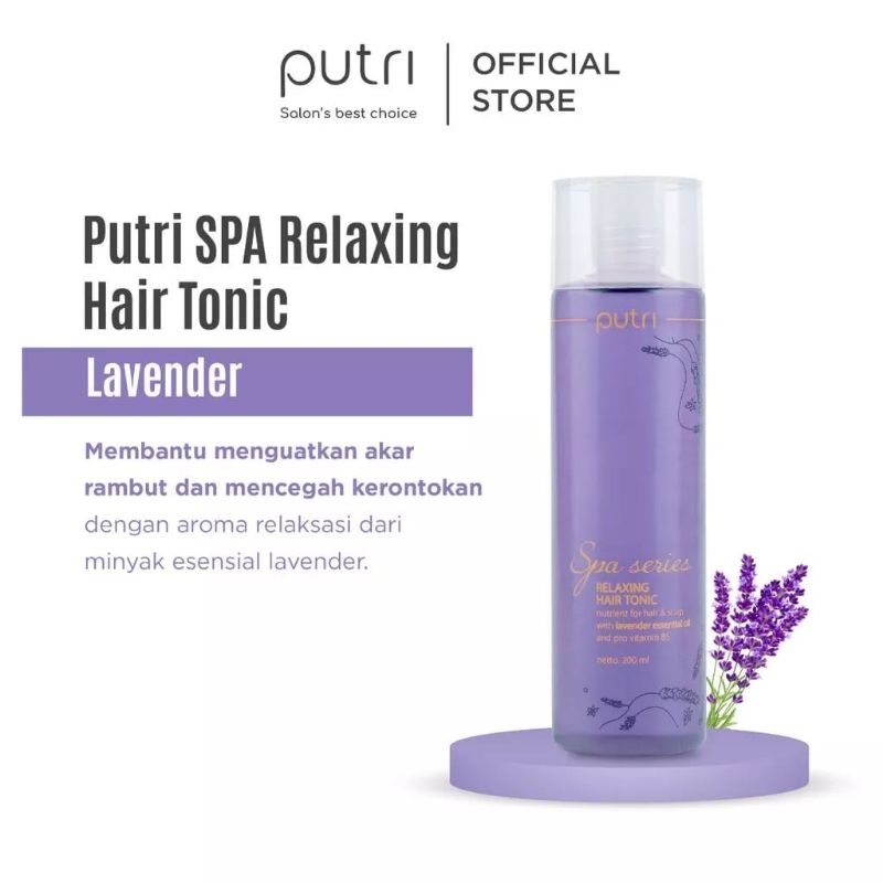 Jual Putri Platinum Spa Series Relaxing Hair Tonic 200ml | Shopee Indonesia