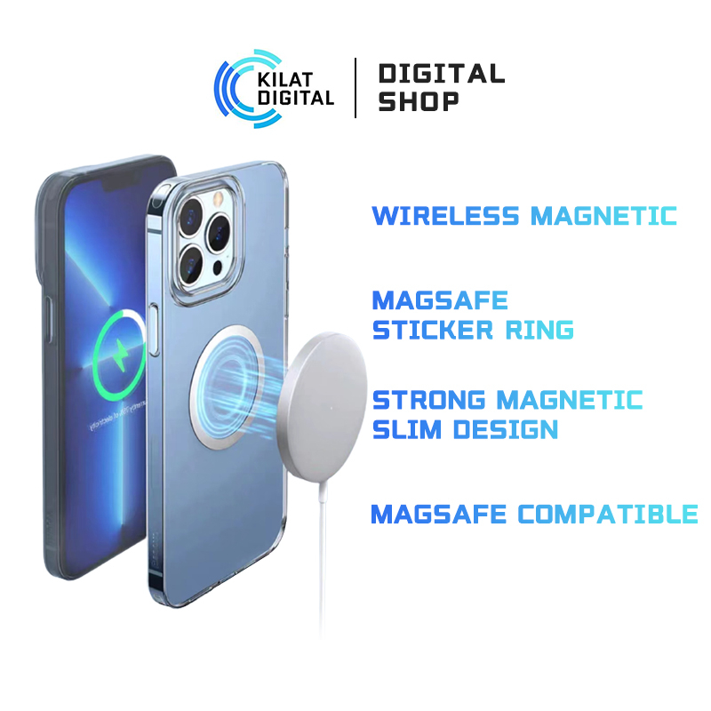 Jual Magsafe Wireless Charging Magnetic Ring Plate iPhone pro max ...
