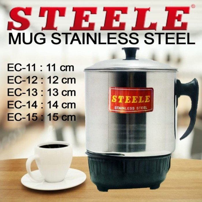 Jual Mug LIstrik / Teko Elektrik / 15CM Electric Heating Cup Mug ...