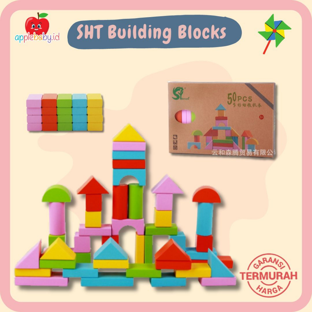 Jual Building Blocks Mainan Menyusun Balok Mainan Susun Balok Mainan ...