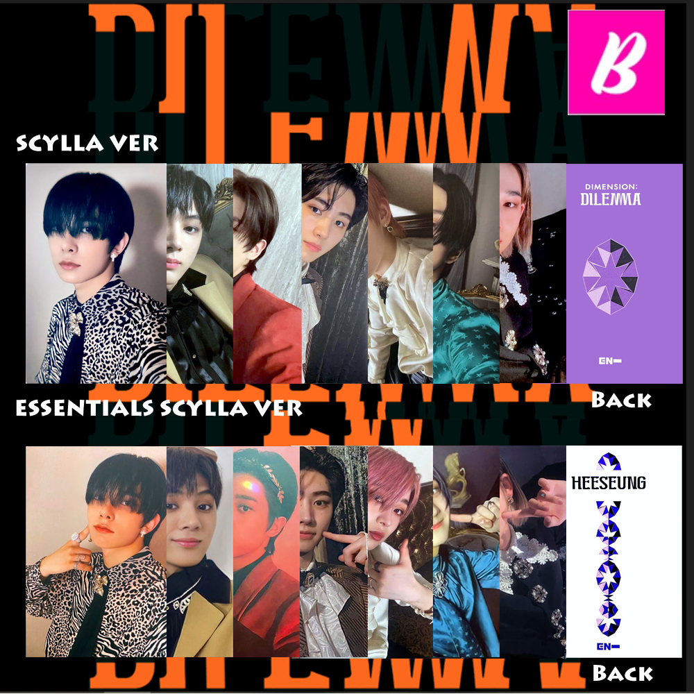 Jual ENHYPEN DIMENSION : DILEMMA ESSENTIALS SCYLLA VER. ALBUM PHOTOCARD UNOFFICIAL | Shopee ...