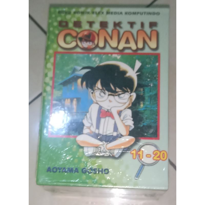 Jual komik detektif Conan box set vol 11-20 original segel | Shopee ...