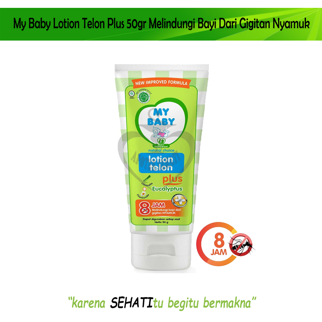 Jual My Baby Lotion Telon Plus Cream Melindungi Gigitan Nyamuk 8 Jam ...