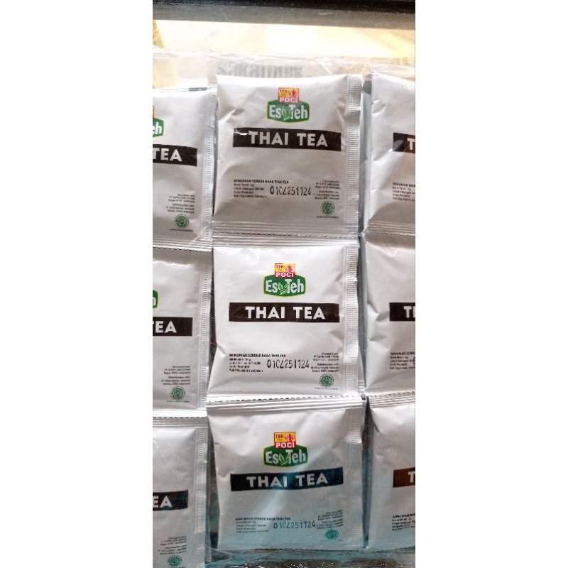 Jual Serbuk Thai Tea Poci, 1 Renceng isi 10 pcs, Original Poci ...