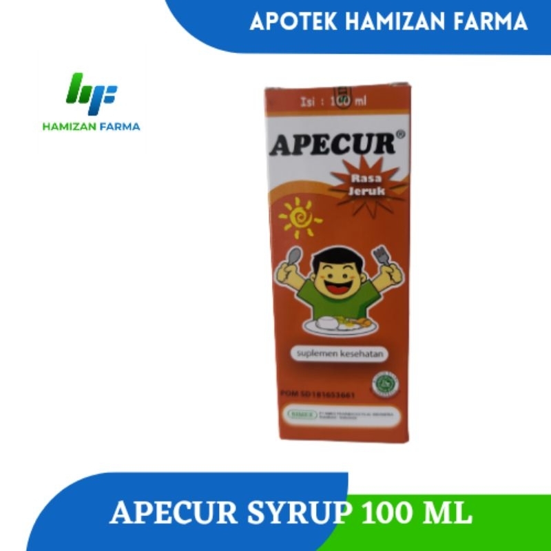 Jual APECUR SYRUP 100 ML / VITAMIN ANAK | Shopee Indonesia