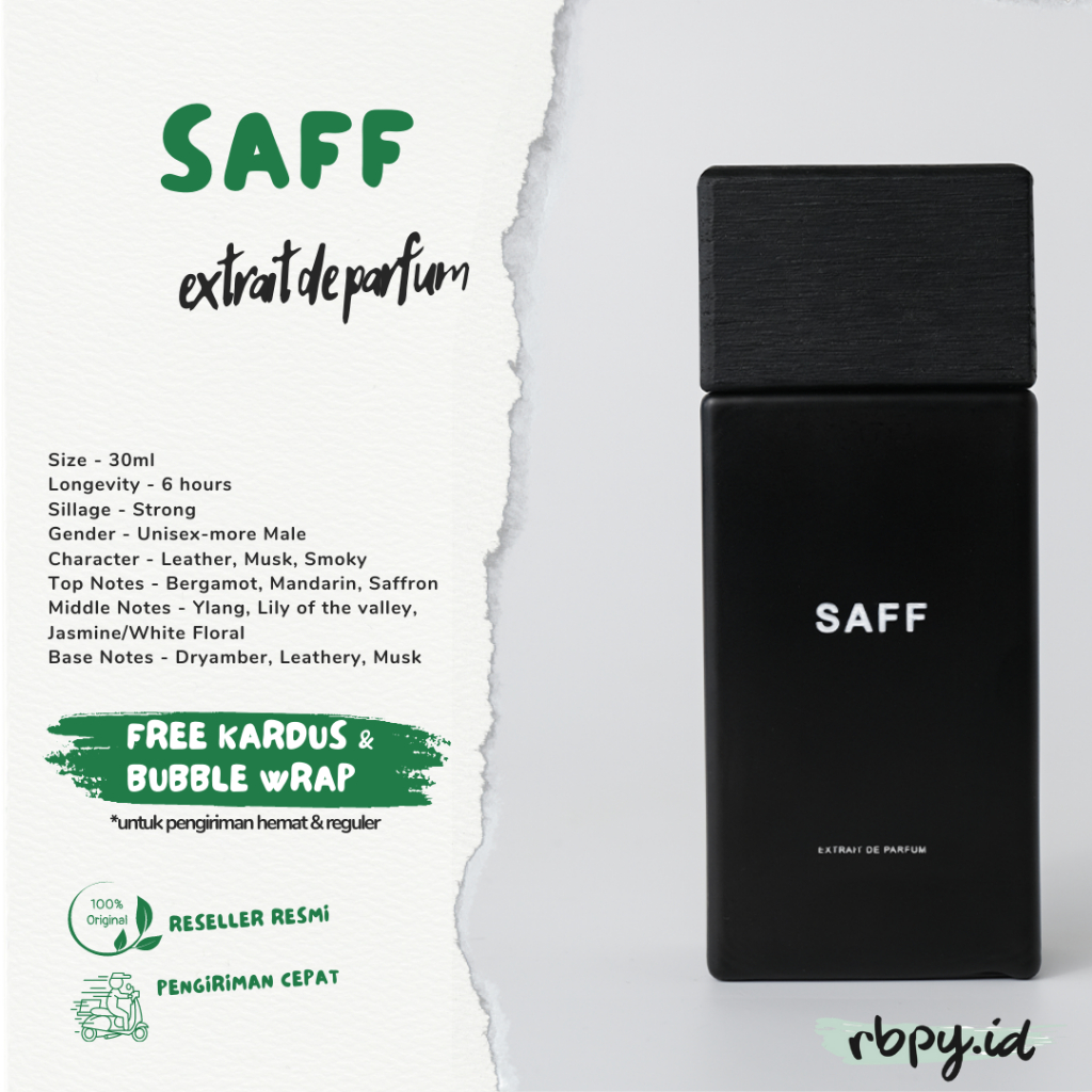 Jual Saff & Co. Extrait de Parfum (SAFF) | Shopee Indonesia
