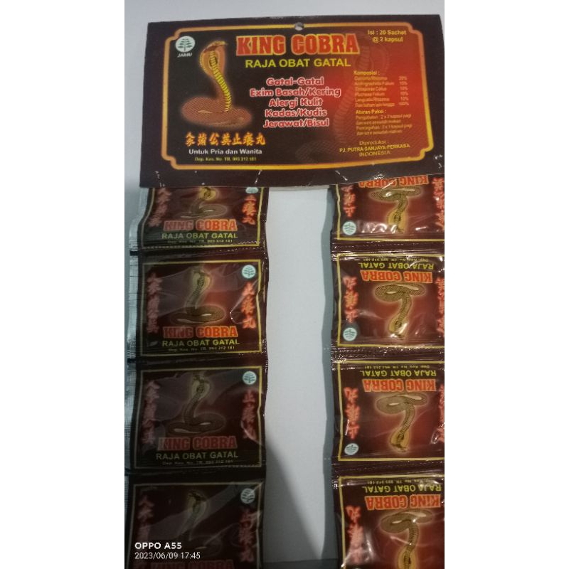 Jual KING COBRA raja obat gatal isi 20pcs | Shopee Indonesia
