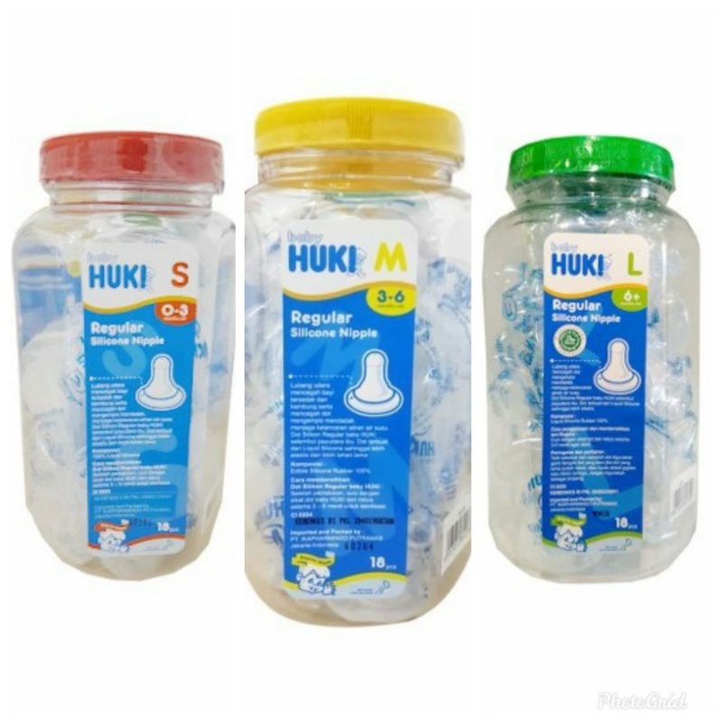Jual HUKI DOT Refil - DOT ORTHODONTIC & Regular - SILICONE NIPPLE ...