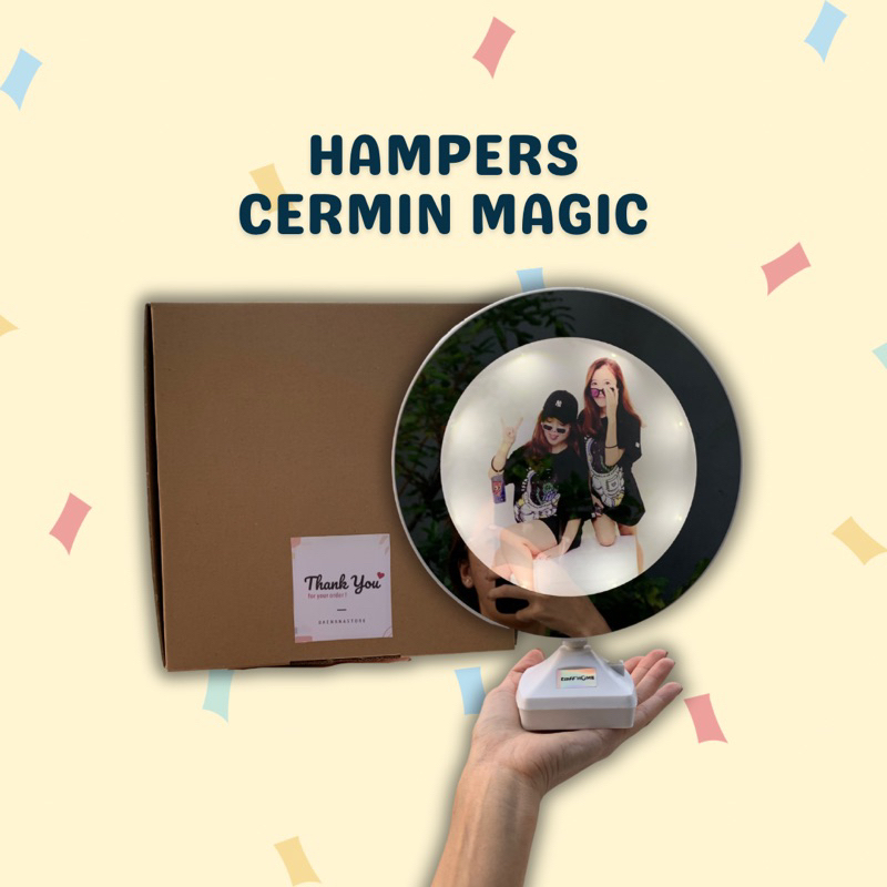 Jual Hampers cermin ajaib kiely - cermin magic frame foto custom ...