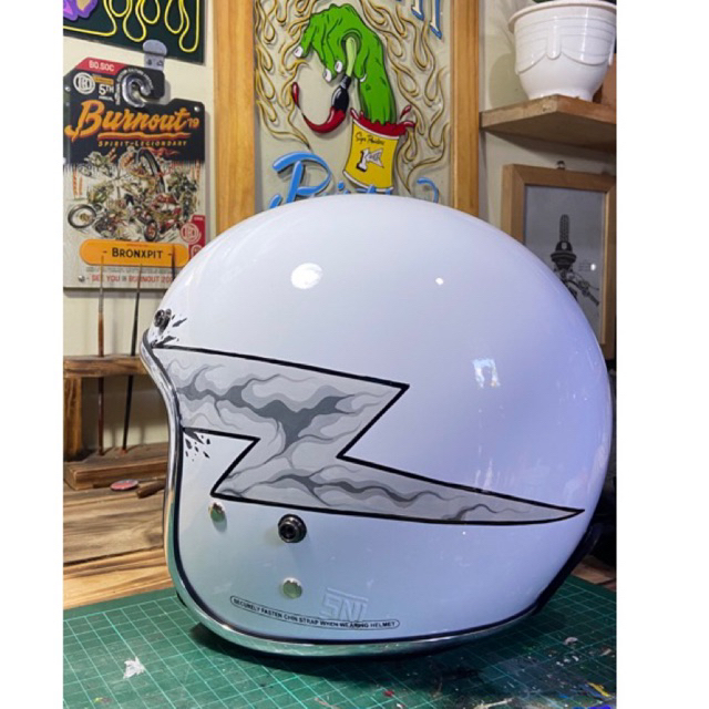 Jual Helm bogo custom minimalis by request | Shopee Indonesia