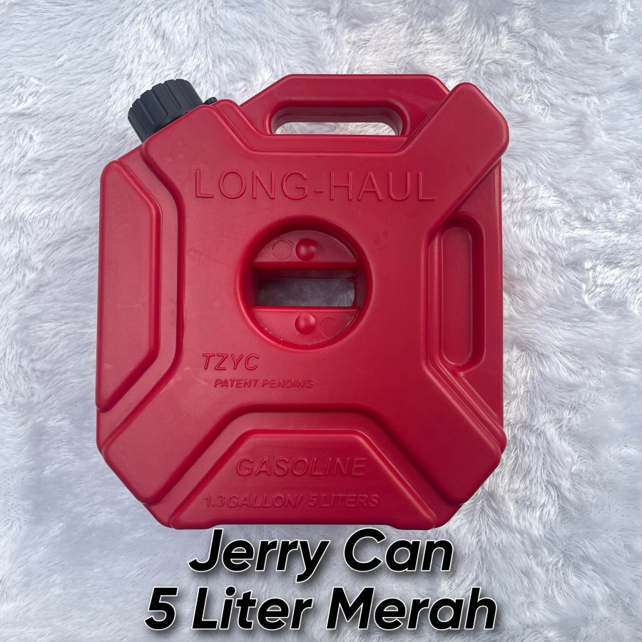 Jual jerigen 3 liter 5 liter motor touring adventure jerry can platic tebal | Shopee Indonesia