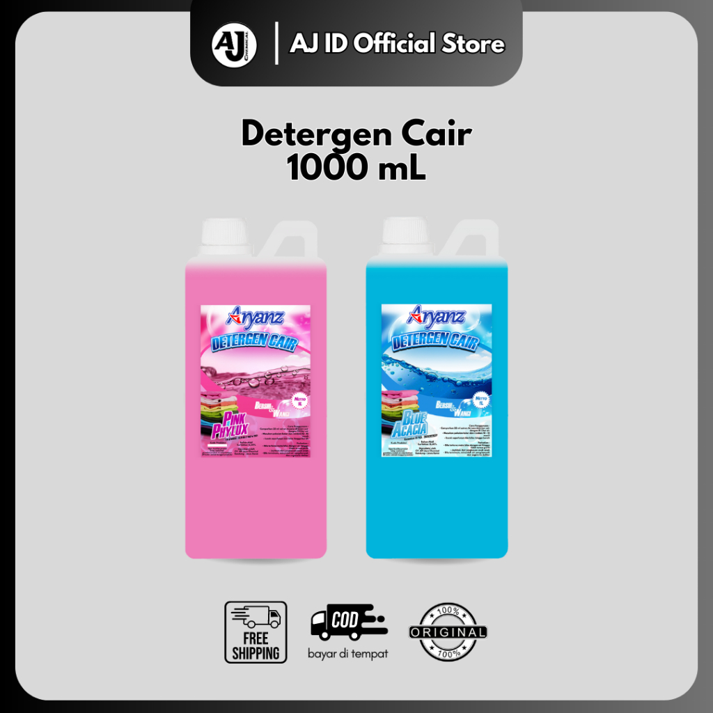 Jual Sabun Laundry 1 Liter Cair Deterjen / Detergent Wangi / Detergen ...
