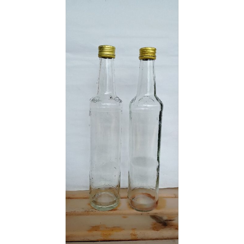 Jual Botol marjan bekas 460ml original/botol marjan aluminium gold ...