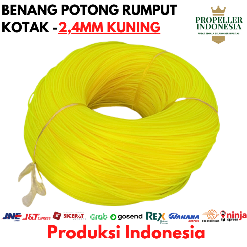 Jual Tali Senar Potong Rumput kotak 50 METER Benang Potong rumput 2.4mm ...