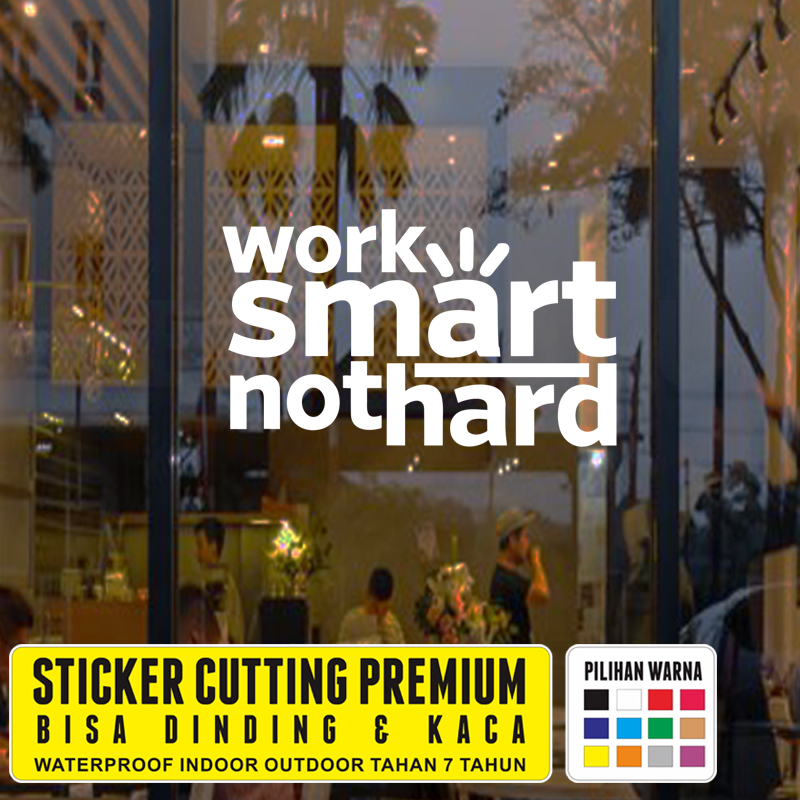 Jual Stiker Katakata Motivasi Kerja Dinding Kaca Kantor Quotes Cutting ...
