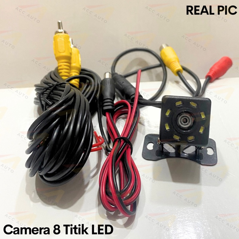 Jual Kamera Mundur / Kamera Parkir Mobil 8 Titik LED Putih CCD 8 Titik Rear | Shopee Indonesia