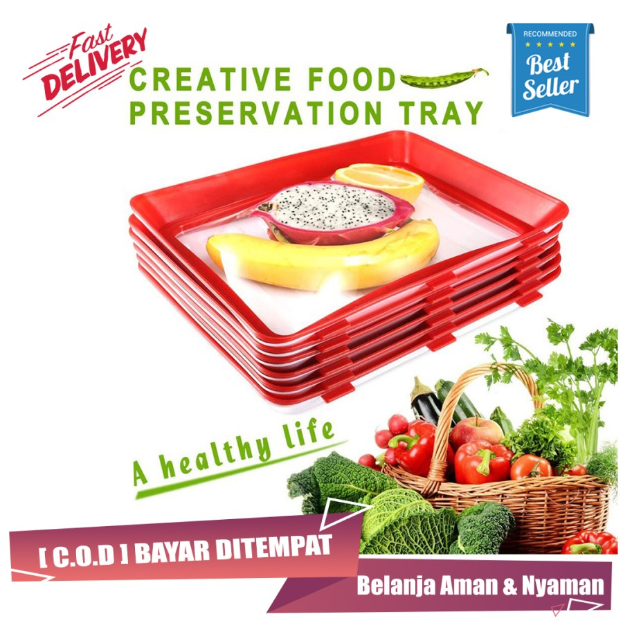 Jual Food Preservation Tray Vacuum Food Tempat Frozen Vakum Tray Sealer ...