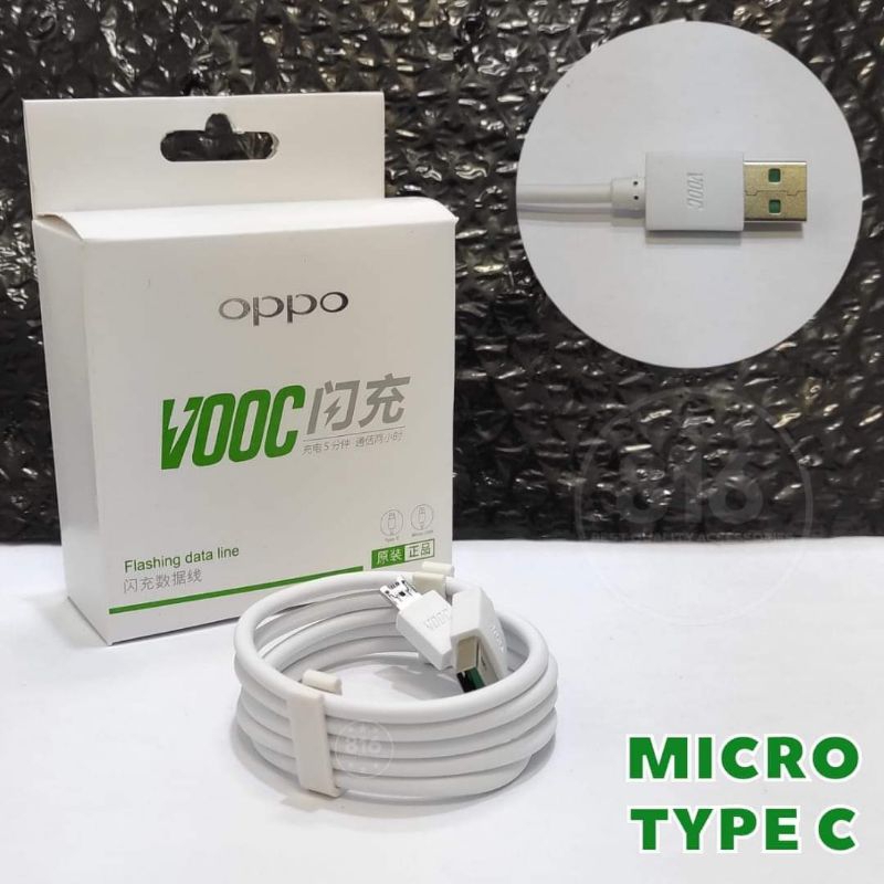 Jual KABEL DATA OPPO VOOC ORIGINAL 4.0A [ MICRO & TIPE C ] FAST ...