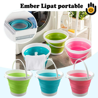Jual Ember lipat portable 5 liter ember praktis travel serbaguna ...