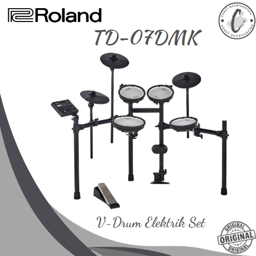 Jual Roland TD07DMK V-Drum Electronic Drum Kit Drum Elektrik TD-07DMK | Shopee Indonesia