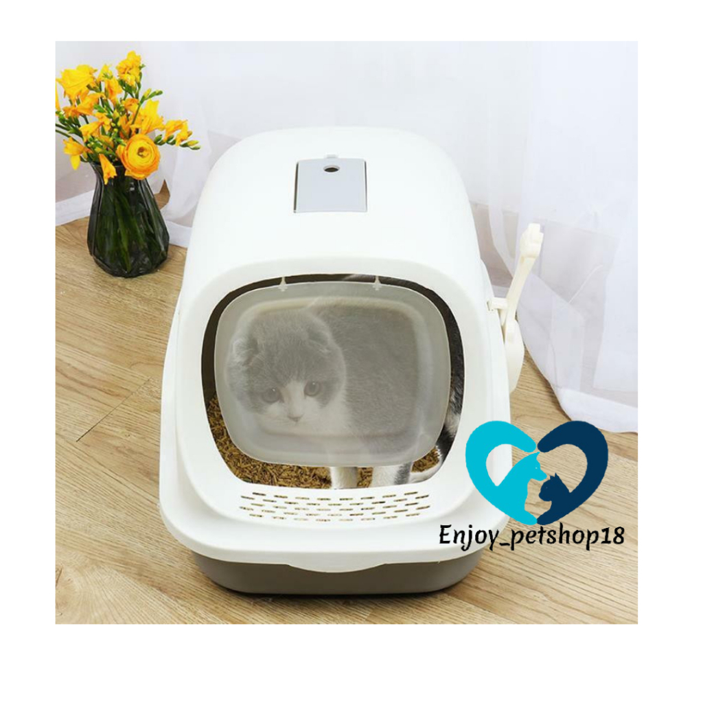 Jual Toilet Pasir Kucing Pintu Otomatis Big Size Premium / Cat Litter ...