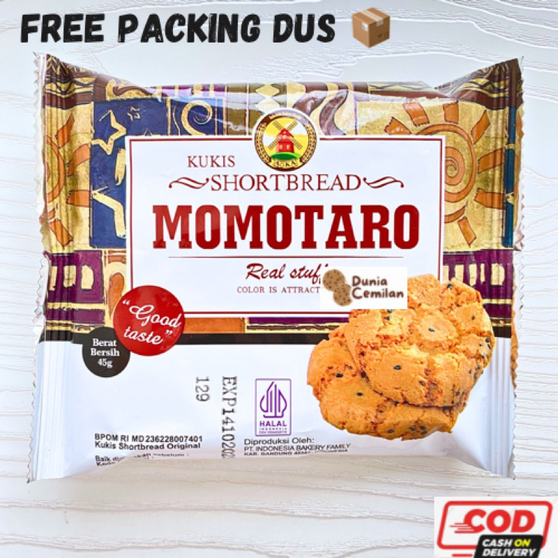 Jual [TERMURAH!] Momotaro by AOKA Short Bread Cookies 45gr - Cookies ...