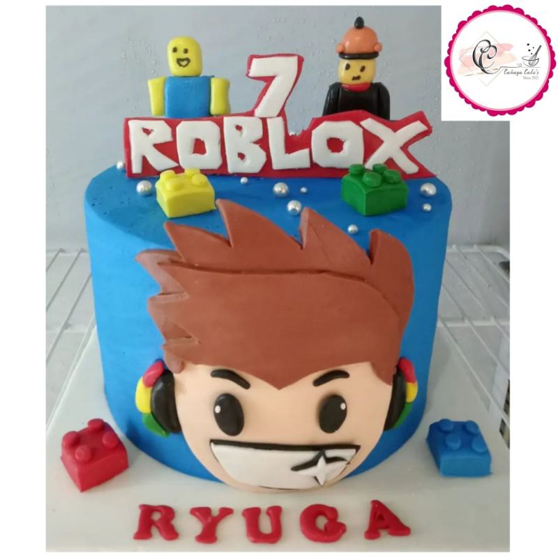 Jual Kue Ulang Tahun Roblox / Roblox Cake / Kue Ultah Anak Laki-Laki ...