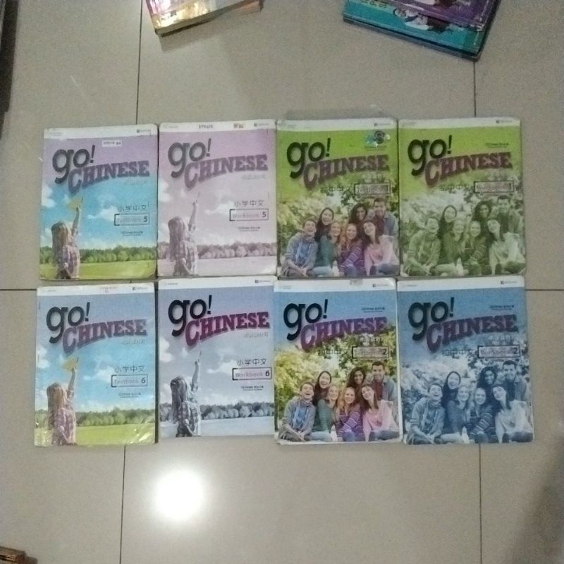 Jual Go Chinese Textbook & Workbook Kelas 5, 6, 7, 8 Penerbit Cengage ...