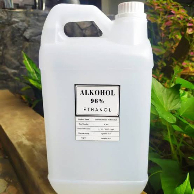 Jual Etanol/Alkohol Teknis 96% 5L | Shopee Indonesia
