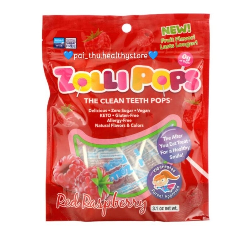 Jual Zollipops The Clean Teeth Pops, Zollipop Permen Lolipop Sugar Free ...