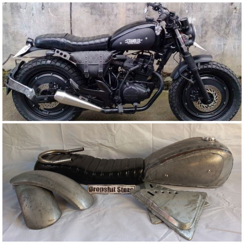 Jual Paket Scrambler Custom Japstyle Paket Body Scrambler Paket Custom ...
