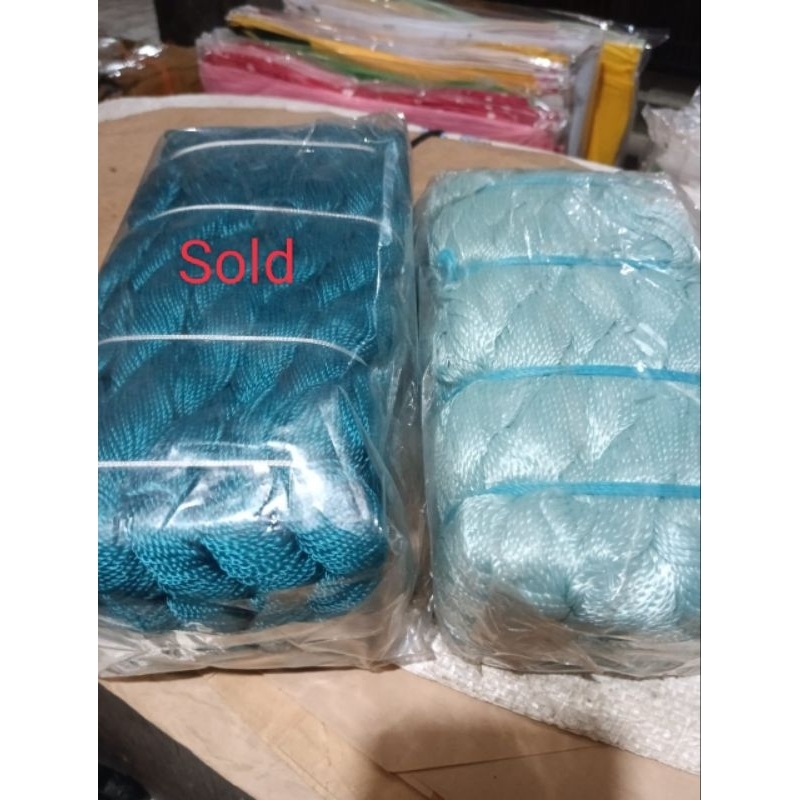 Jual Benang nilon ukuran D45 warna hijau lumut/nylon twine rope isi 20 ...