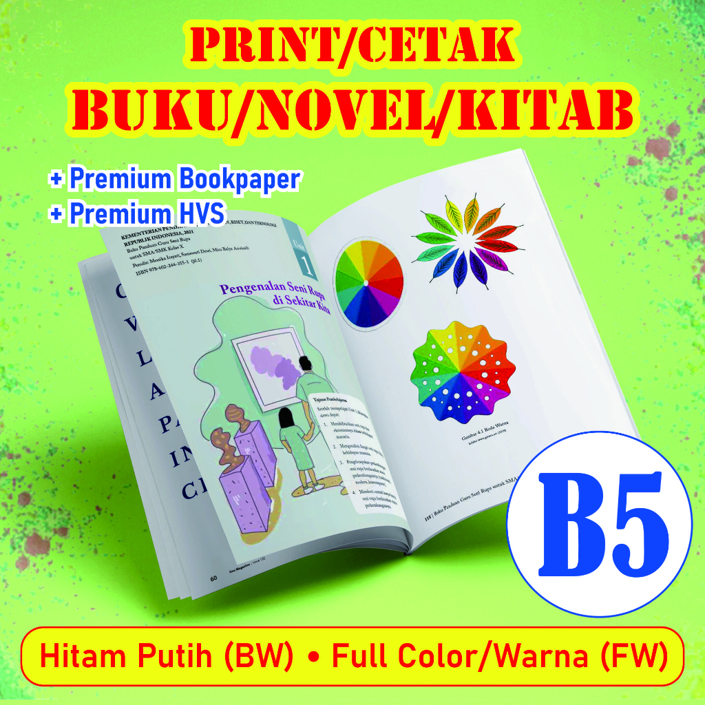 Jual PRINT CETAK DOKUMEN, BUKU, NOVEL, KITAB, DOCUMENT Ukuran Size B5 ...
